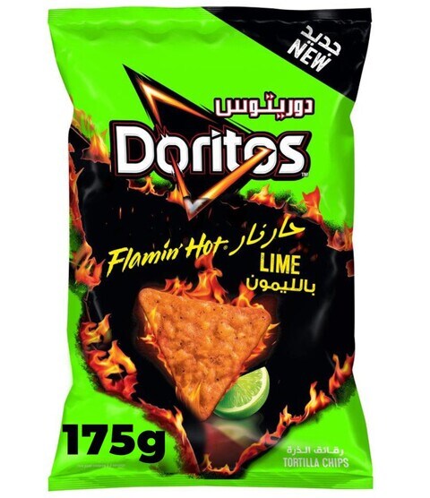 Doritos Flamin Hot Lemon Chips 175G price in Kuwait | Carrefour Kuwait ...
