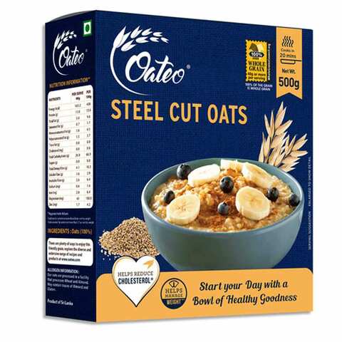 Oated Steel Cut Oats 500g price in UAE | Carrefour UAE | supermarket ...