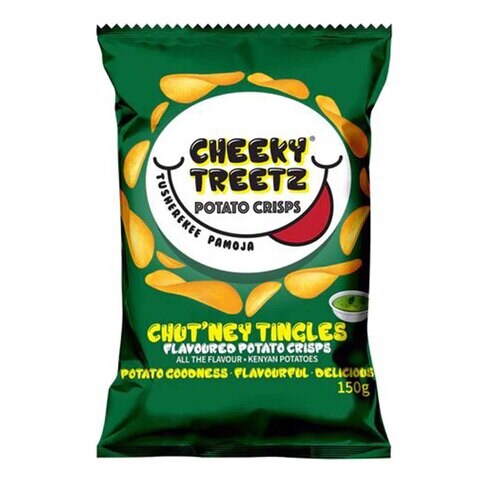 CHEEKY TREETZ CHUTNEY P CRISPS150G