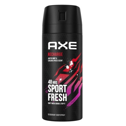 Axe Recharge Sport Fresh Deodorant Body Spray Clear 150ml Online ...