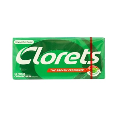 Buy Clorets Chewing Gum Mint 10 Pieces Online - Shop Food Cupboard on ...