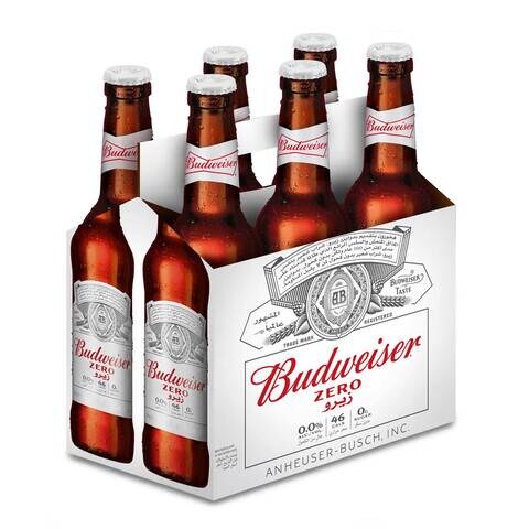 BUDWEISER ZERO NON ALCOHOLIC BEER NBR 330MLX6 price in Kuwait ...