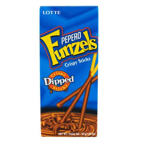 Lotte Chocolate Funzels Crispy Stick 34g price in UAE | Carrefour UAE ...