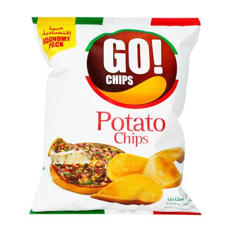 Go Chips - Potato Chips Pizza Cheese Flavor 80g price in Saudi Arabia ...