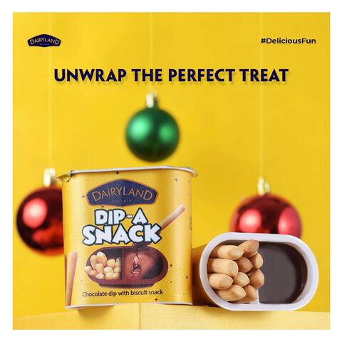 Buy Dairyland Dip A Chocolate Dip Biscuit Snack 56g Online - Carrefour ...