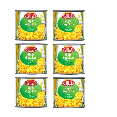 Al Alali Whole Kernel Sweet Corn 200g x Pack of 6 price in Kuwait ...