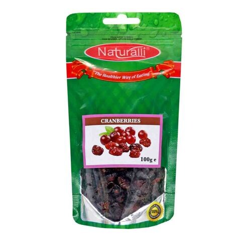 Buy Naturalli Whole Dried Cranberries 100g Online - Carrefour Kenya