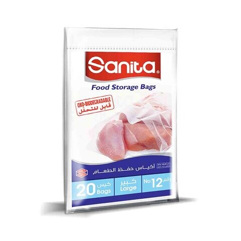 Sanita Food Storage Bags Pack of 20 price in Kuwait | Carrefour Kuwait ...