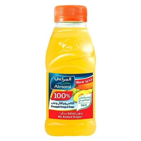Almarai No Added Sugar Pineapple Orange And Grape Juice 200ml price in ...