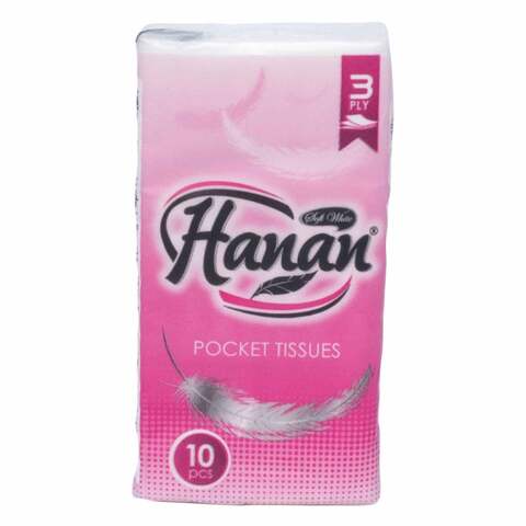 Buy Hanan Pocket Tissue 10S Online - Carrefour Kenya