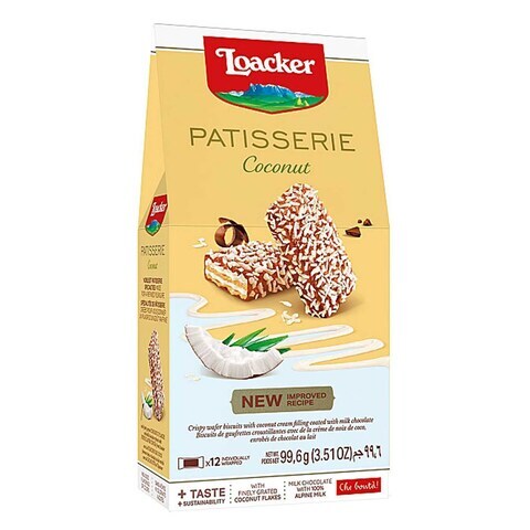 Loacker Gran Pasticceria Wafer Chocolate Bar Coconut 99.6g price in ...