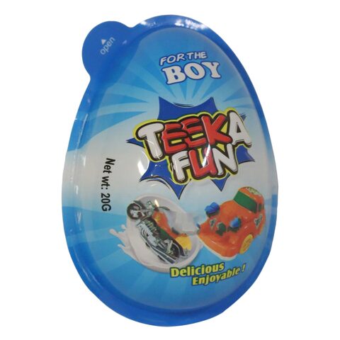 Buy Teeka Fun Big For The Boy Chocolate And Gift Egg 20g Online ...