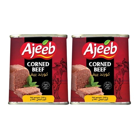 Ajeeb Corned Beef 340 Pack of 2 price in UAE | Carrefour UAE ...