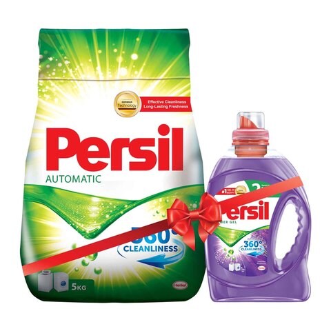 Persil Automatic Powder Detergent - 5 kg + Persil Gel With Lavender ...