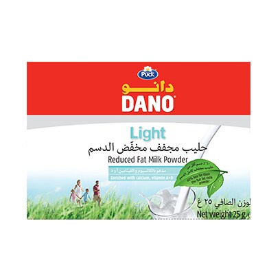 Buy Dano Milk Powder Light Sachet 25GR Online - Shop Food Cupboard on ...