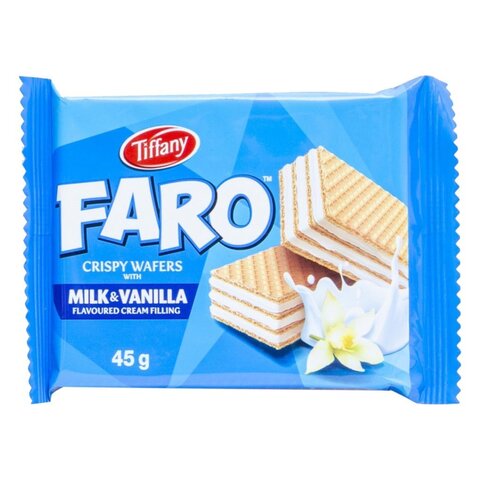 Tiffany Faro Milk And Vanilla Wafer 45g x 12 Pieces price in Kuwait ...