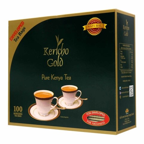 Buy Kericho Gold Pure Kenya Tea Bags 100 Pieces Online - Carrefour Kenya