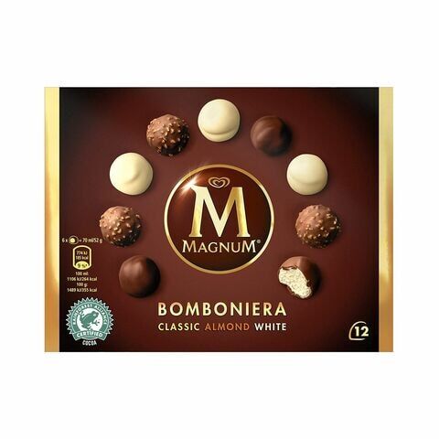 Magnum Classic Almond And White Ice Cream Bites 140ml price in Kuwait ...