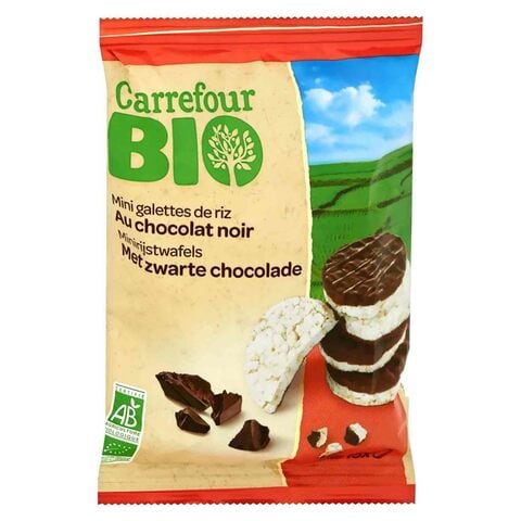 Carrefour Bio Mini Dark Chocolate Rice Cake 60g price in UAE ...