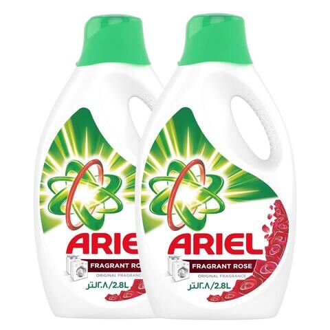 Ariel Power Gel Laundry Detergent Fragrant Rose 2.8L Pack of 2 price in ...