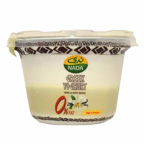 Nada Zero Fat Vanilla Greek Yoghurt 160g price in Kuwait | Carrefour ...