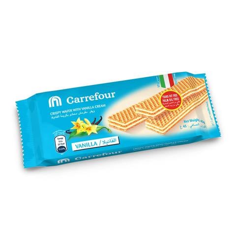 Carrefour Vanilla Cream Wafer 45g price in Saudi Arabia | Carrefour ...