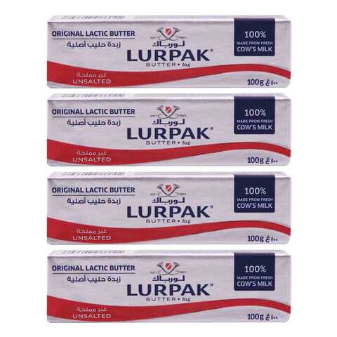 Lurpak Original Lactic Unsalted Butter 100g x Pack of 4 price in Kuwait ...