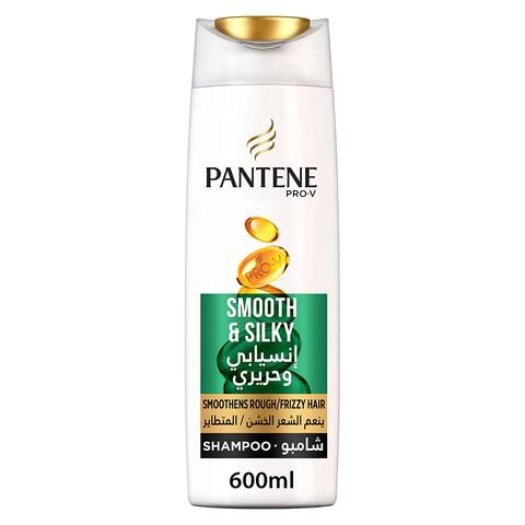 Buy Pantene Pro-V Smooth & Silky Shampoo - 600 ml Online - Shop Beauty ...
