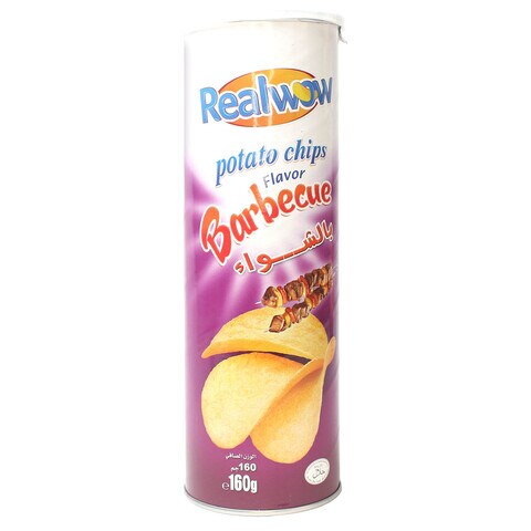 Realwow Potato Chips Barbecue Flavour 160g price in UAE | Carrefour UAE ...