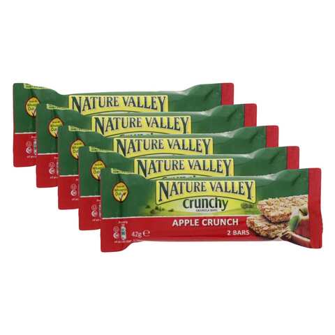 Nature Valley Apple Crunch Granola Bar 42g x Pack of 5 price in Kuwait ...