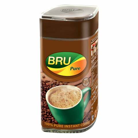 Bru Pure Instant Coffee 200g price in Kuwait | Carrefour Kuwait ...
