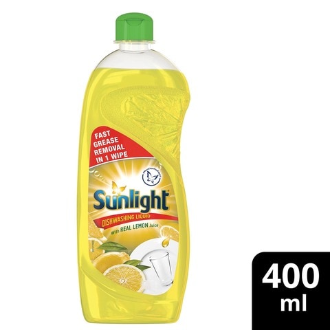 Buy Sunlight Dish Washing Liquid Lemon Turbo Local 400Ml Online ...