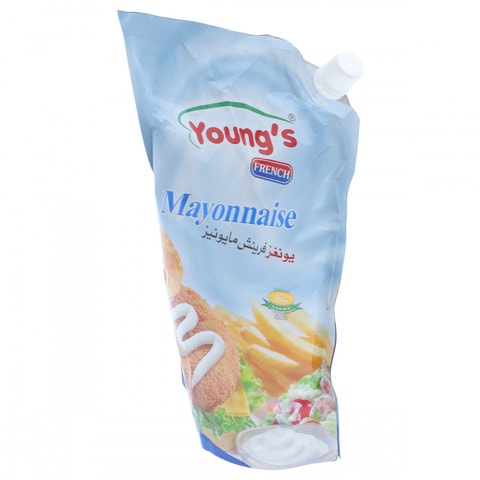 Buy Young'S Mayonnaise Stand Up Pouch 1 lt Online | Carrefour Pakistan