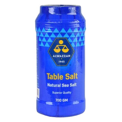 Al Wazzan Natural Table Sea Salt 700g price in Kuwait | Carrefour ...