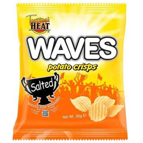Buy Tropical Heat Snacks Waves Crisps Salted 30G Online - Carrefour Kenya