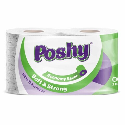 Buy Poshy Economy Toilet Tissue Roll 2 Pack Online - Carrefour Kenya