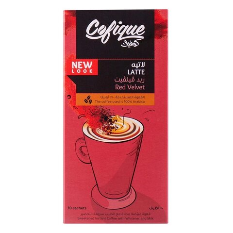 Cofique Latte Red Velvet Instant Coffee 24g x 10 Pieces price in Kuwait ...