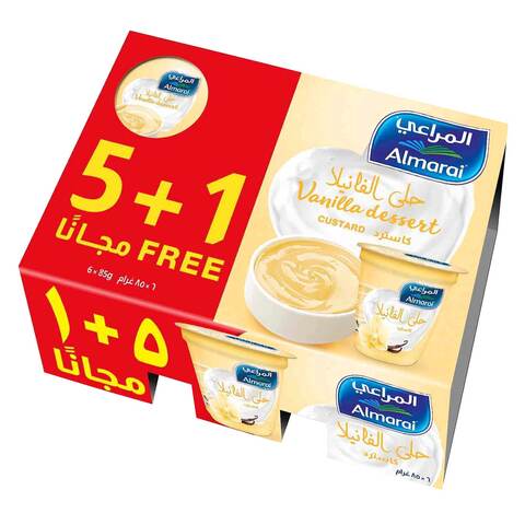 Almarai Vanilla Dessert Custard 85g x Pack of 6 price in Kuwait ...