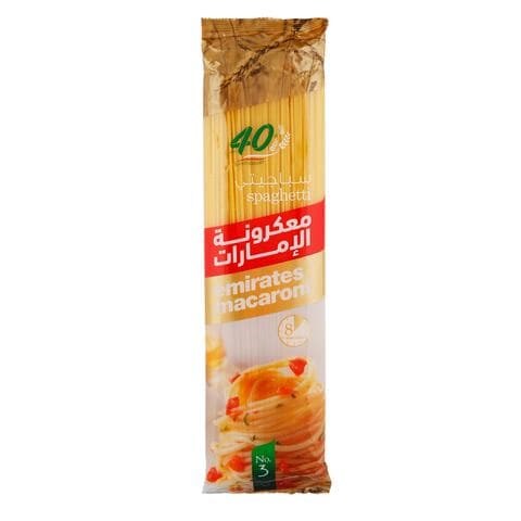 Emirates Macaroni Spaghetti 400g price in UAE | Carrefour UAE ...