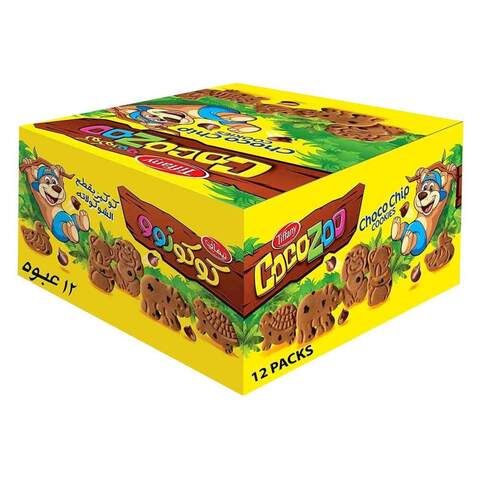 Tiffany Coco Zoo Choco Chip Cookies 30g x Pack of 12 price in Kuwait ...