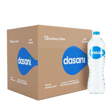 Buy Dasani Natural Drinking Water - 1.5 Liter - 12 Pieces Online - Shop ...