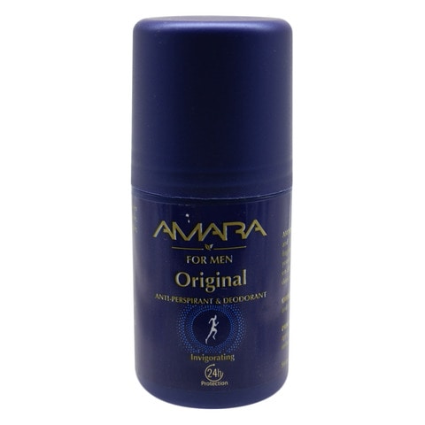 Buy Amara Original Anti Perspirant Deodorant Roll On For Man 100ml Online - Carrefour Kenya