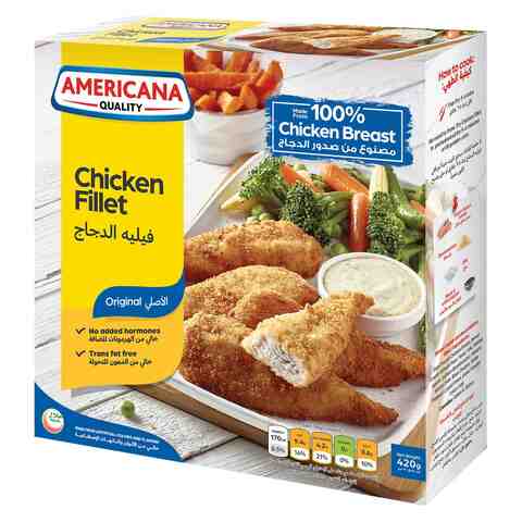 Americana Chicken Fillet Breaded 420g price in UAE | Carrefour UAE ...