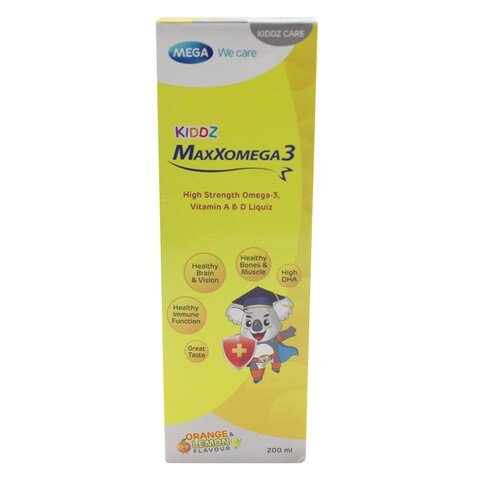 Buy MEGA KIDDZ MAXXOMEGA 3 200ML Online - Carrefour Kenya