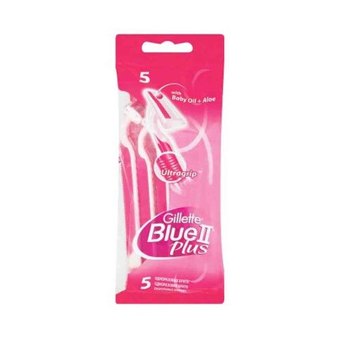 Buy Gillette Blue 2 Plus Razor Blades 5 Pieces Online - Shop Beauty ...