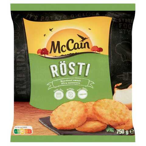MCCAIN ROSTI ROUND PATTIES PF SHREDDED POTATOES WITH A LIGHT ONION ...