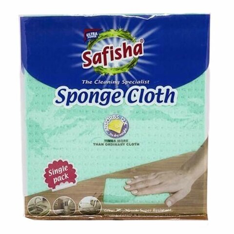 Buy SAFISHA SPONGE CLOTH GREEN X1 Online - Carrefour Kenya