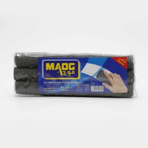 Maog steel wool 12 pieces price in Saudi Arabia | Carrefour Saudi ...