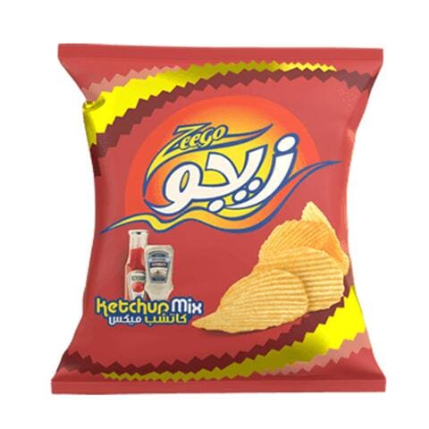 Zeego Ketchup Mix Potato Chips 42g price in Egypt | Carrefour Egypt ...