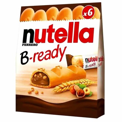 Buy Nutella B-ready - 6 Pieces Online - Shop Food Cupboard on Carrefour ...